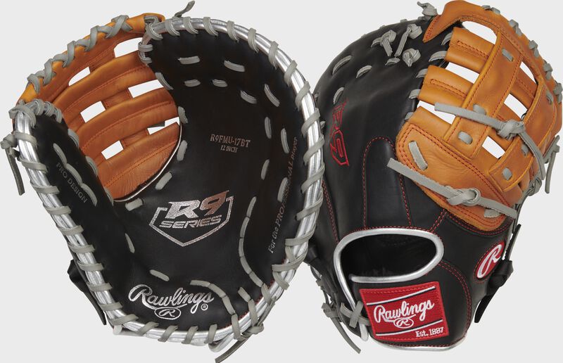 Rawlings R9 ContoUR 12-inch First Base Mitt | Top Mitts | Rawlings