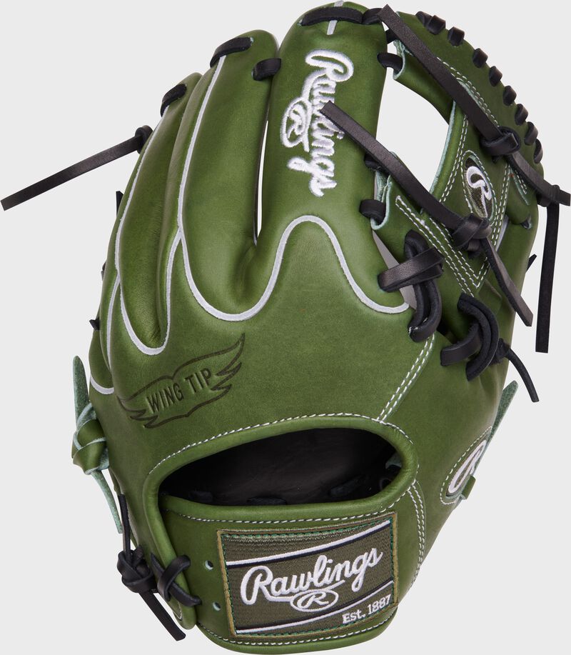 Rawlings Heart of the Hide Military Green Infield Glove | Rawlings