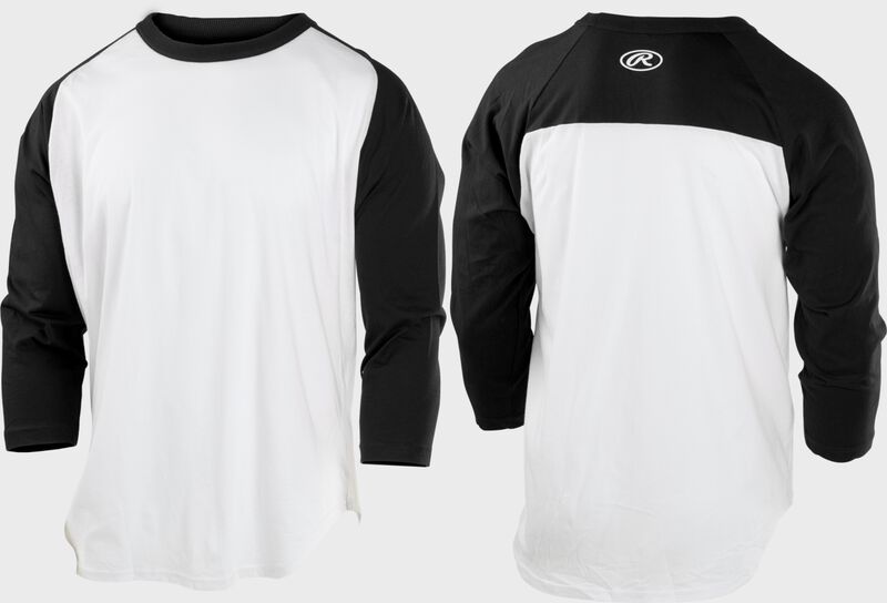 Rawlings Youth 3/4 Sleeve Baseball Shirt | Rawlings