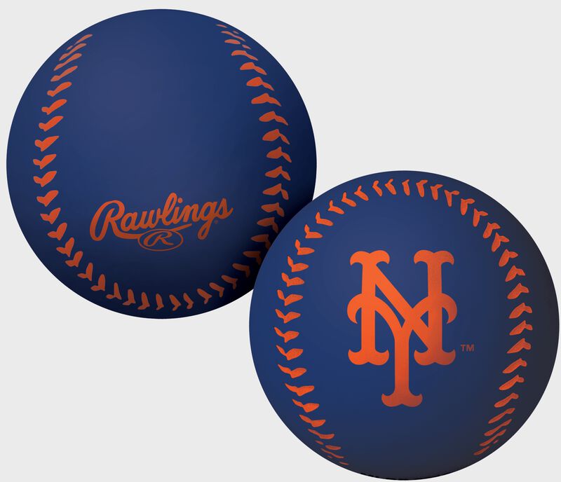 MLB New York Mets Big Fly Rubber Bounce Ball | Rawlings