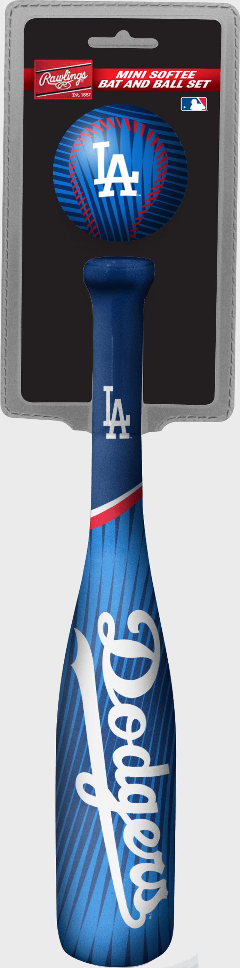 Rawlings MLB Los Angeles Dodgers Slugger Softee Mini Bat and Ball Set ...